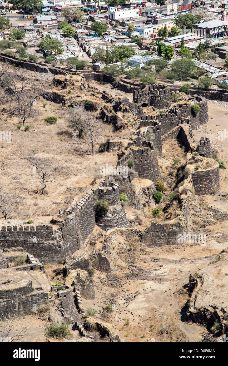 Daulatabad Fort, Daulatabad, India Stock Photo - Alamy