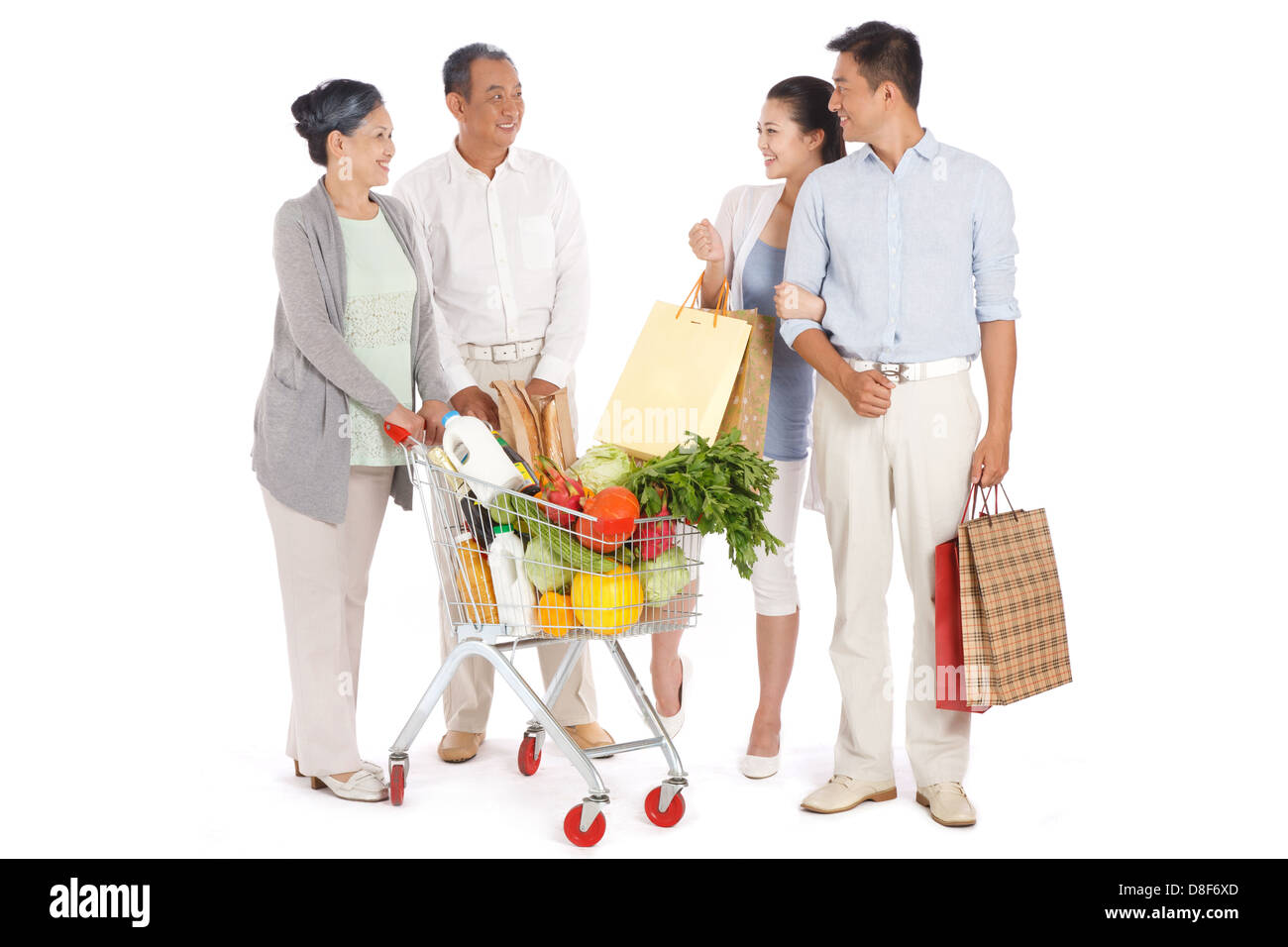 Asian shopping bag Cut Out Stock Images & Pictures - Alamy