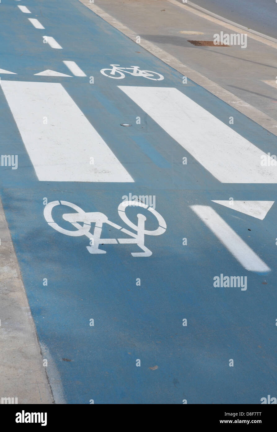 Cycle route, Italy Stock Photo - Alamy