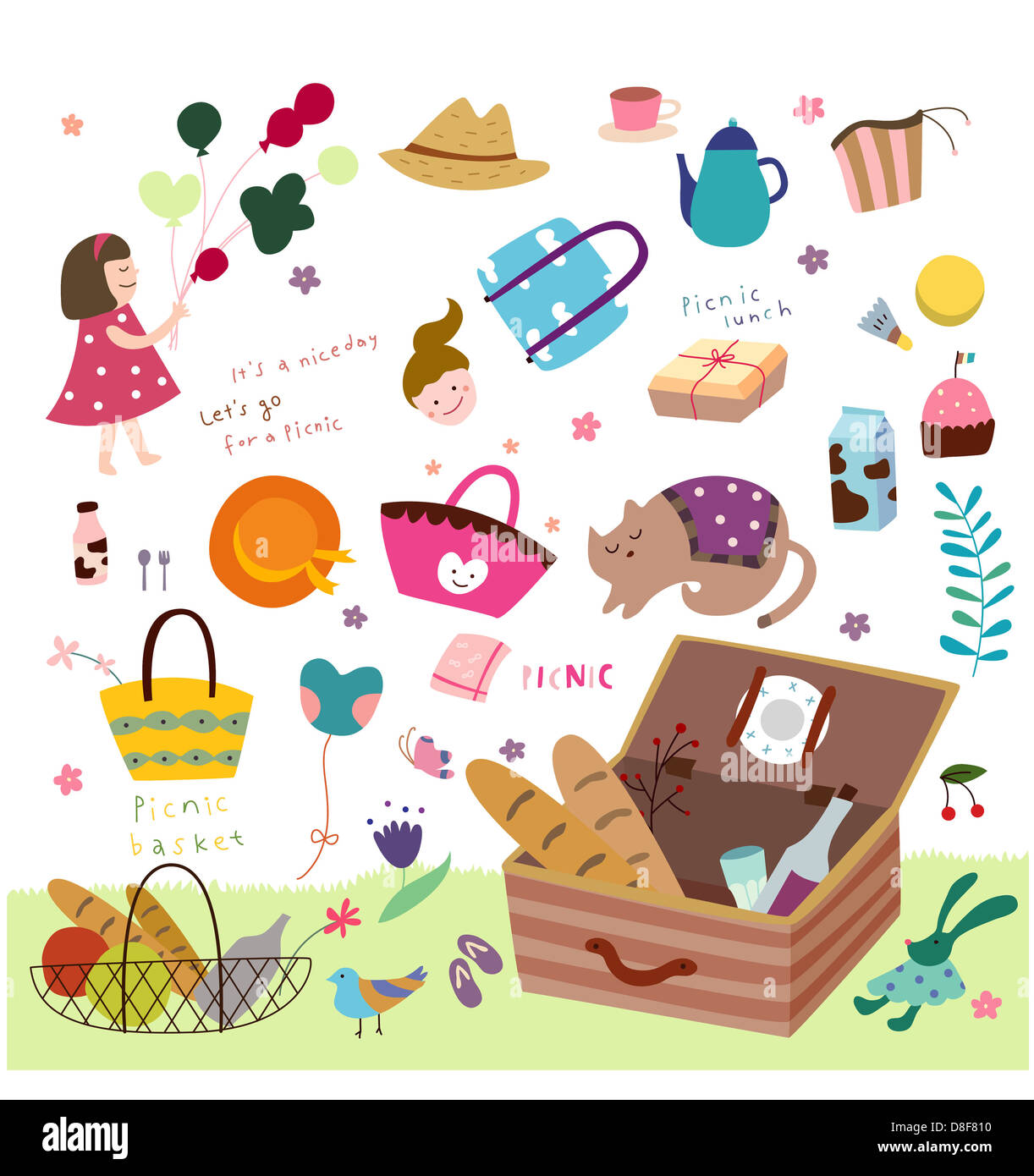 Picnic props hi-res stock photography and images - Alamy