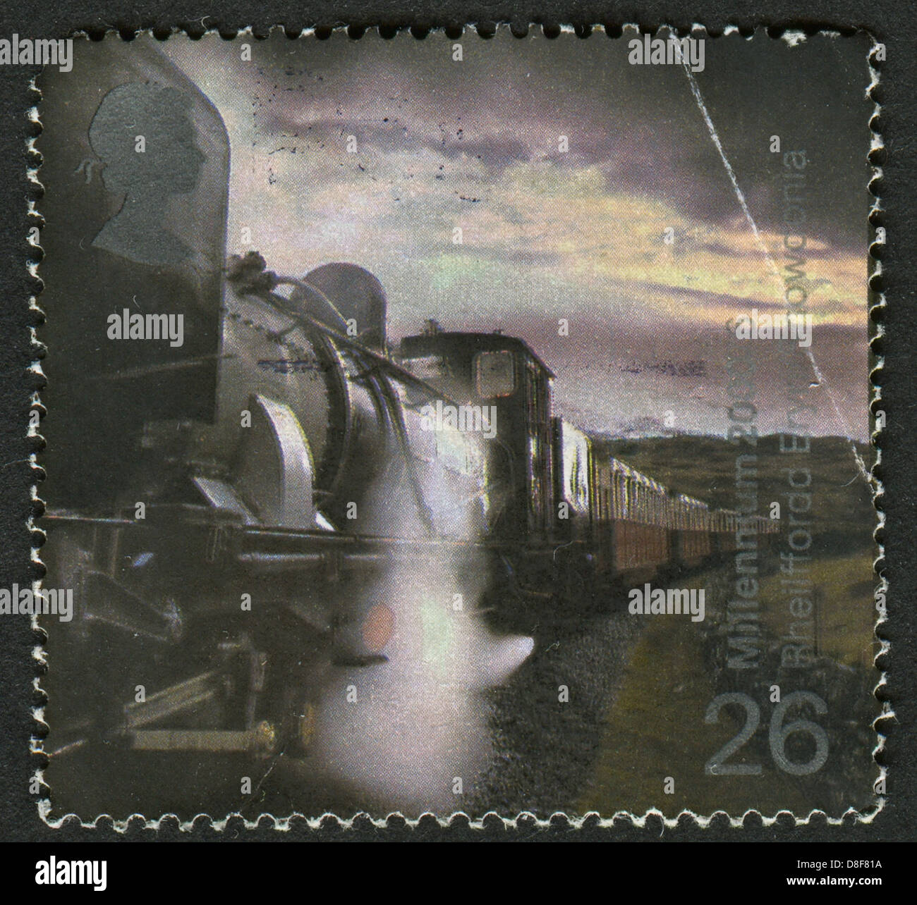 UK - CIRCA 2000: A stamp printed in UK shows image of the Garratt Steam ...