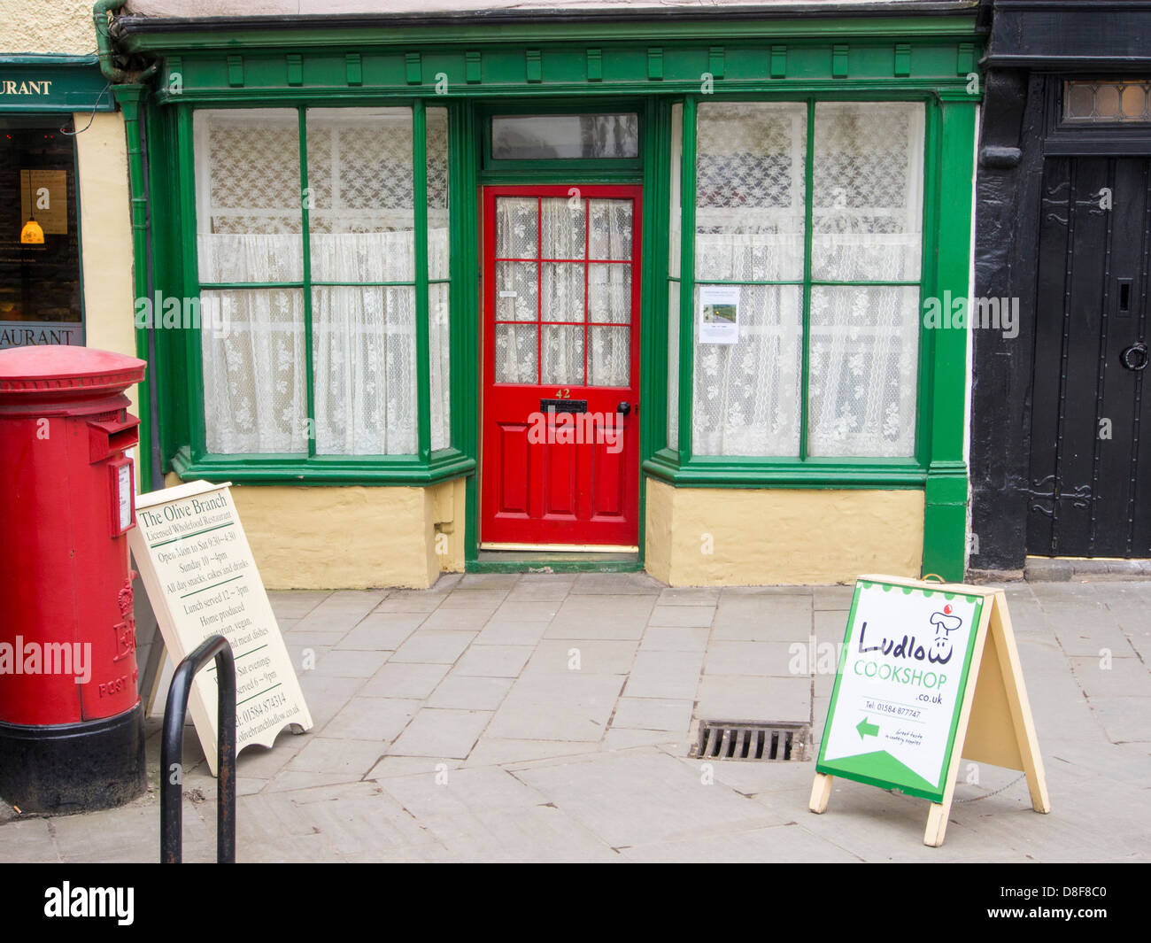 An old shop in Ludlow, Shropshire, UK Stock Photo - Alamy