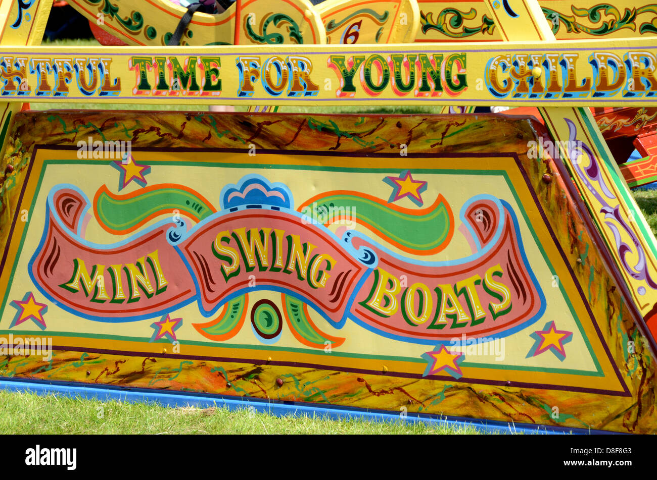 Swing boats at fairground hi-res stock photography and images - Alamy