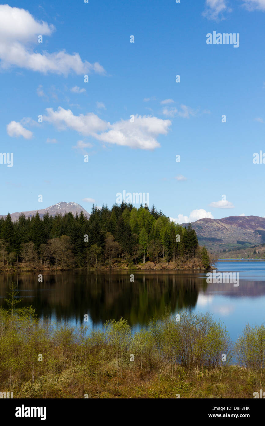 Loch Ard with Ben Lomond in the background, Loch Lomond & The Trossachs ...