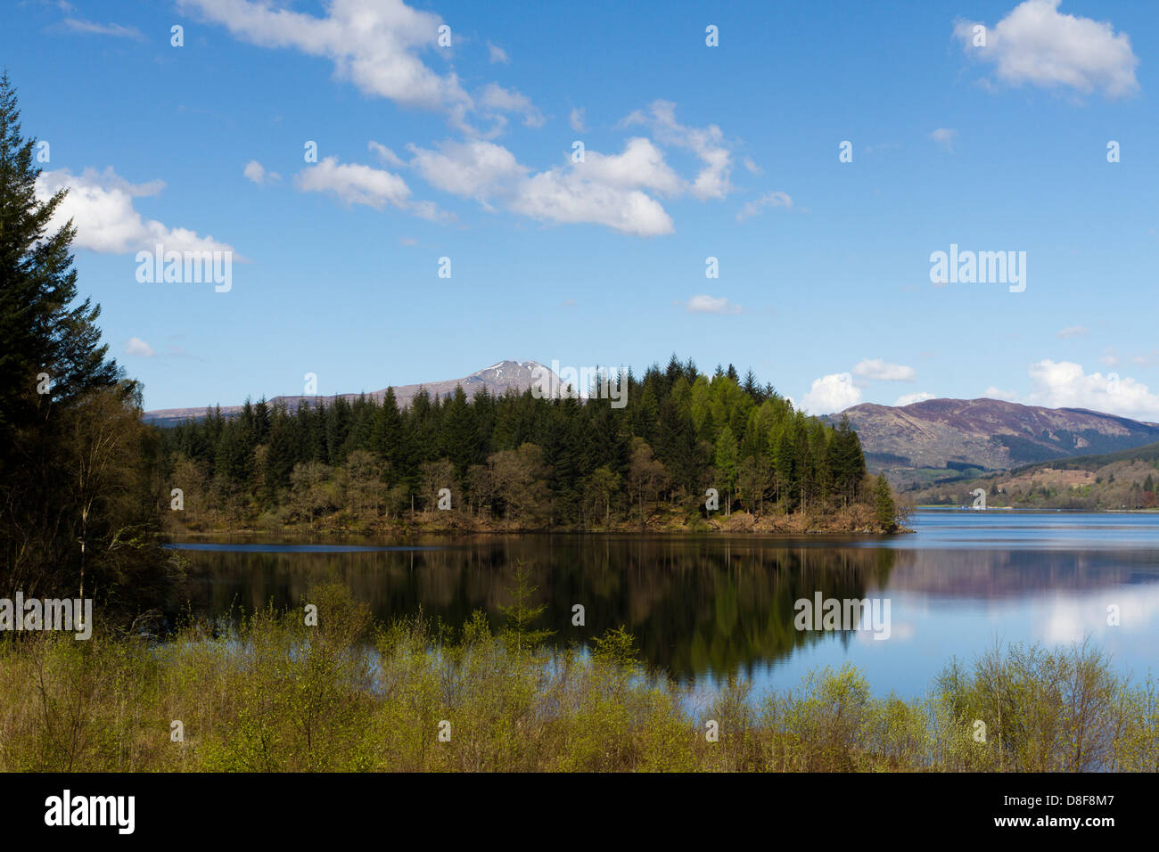 Loch Ard with Ben Lomond in the background, Loch Lomond & The Trossachs ...