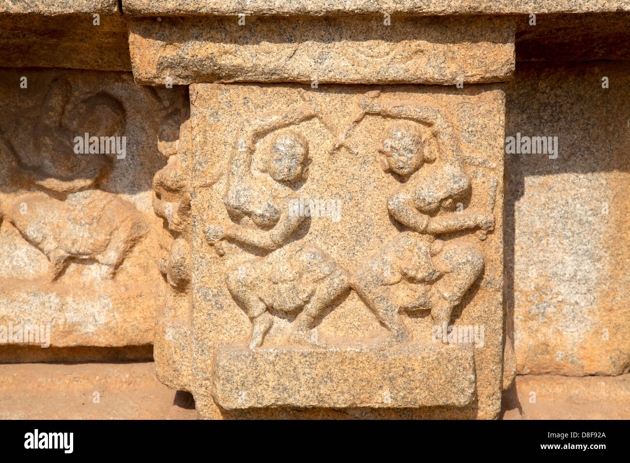 Hampi stone carving hi-res stock photography and images - Alamy