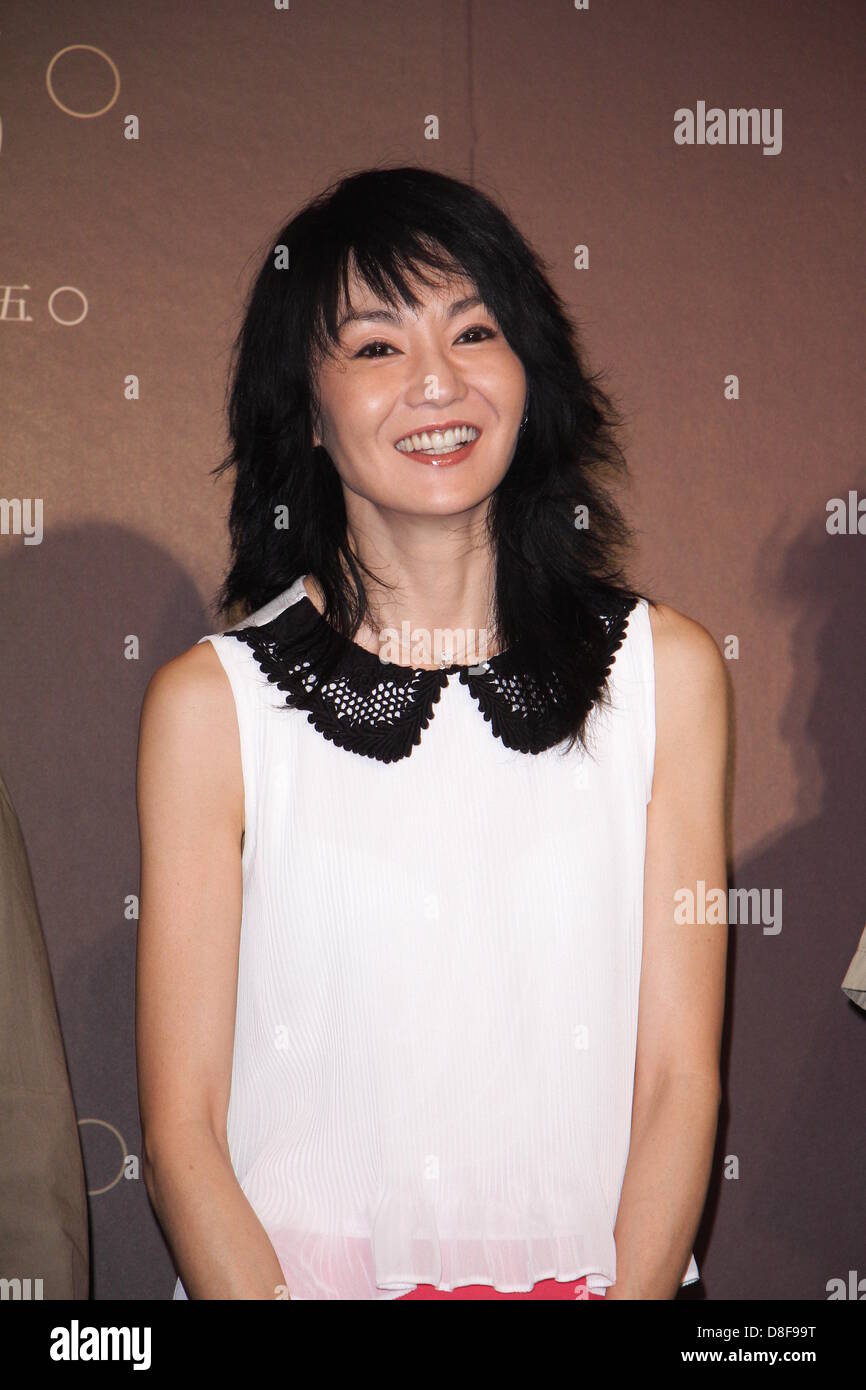Maggie Cheung attended press conference of Taipei Golden Horse Film ...