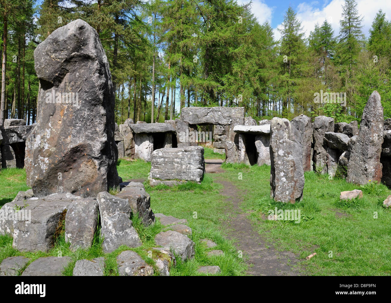 Druid's Temple, Masham, Yorkshire, United KIngdom Stock Photo - Alamy