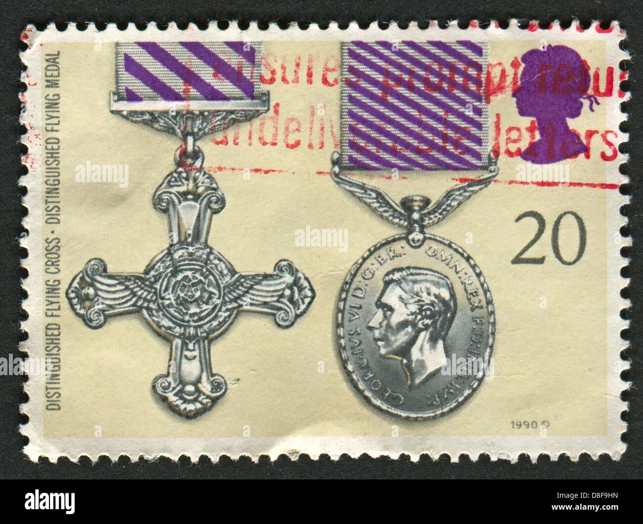 UK - CIRCA 1990: A stamp printed in UK shows image of the Distinguished ...