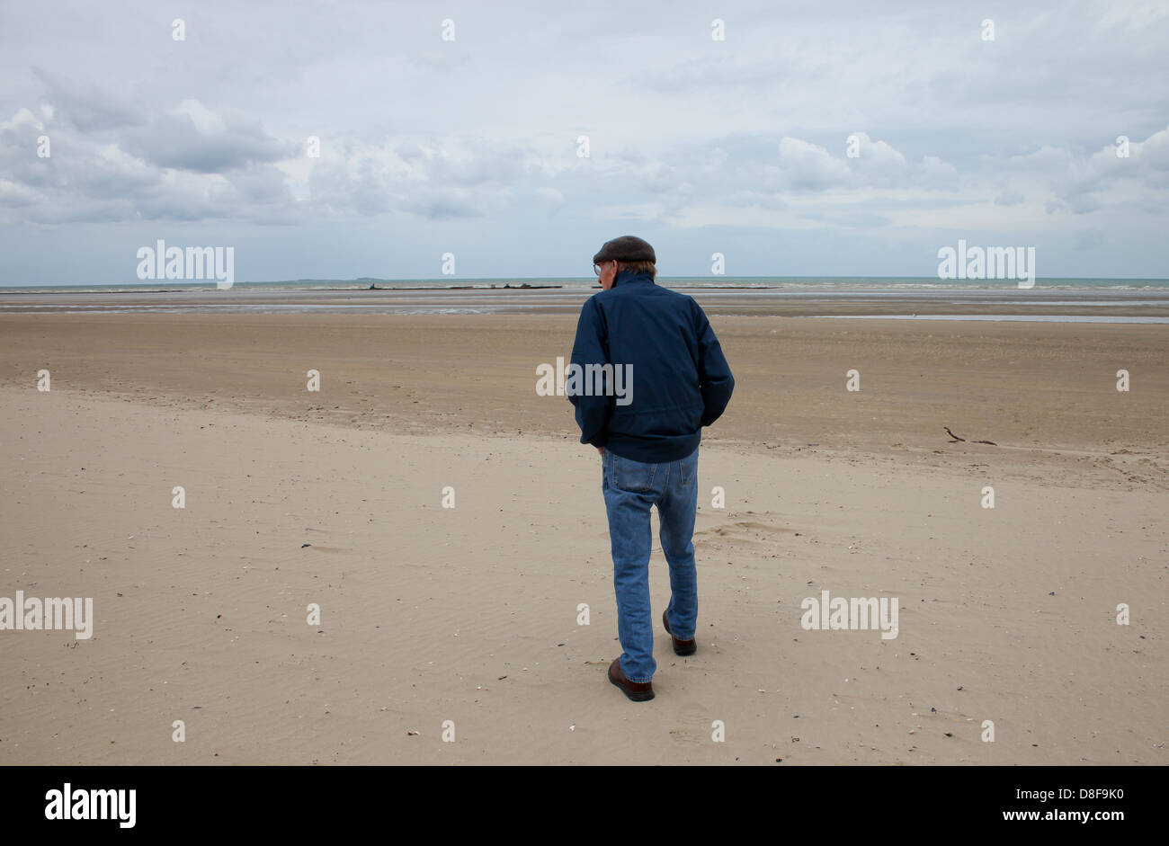 American D-Day veteran Sam Boyack on Utah Beach on visit after 70 years ...