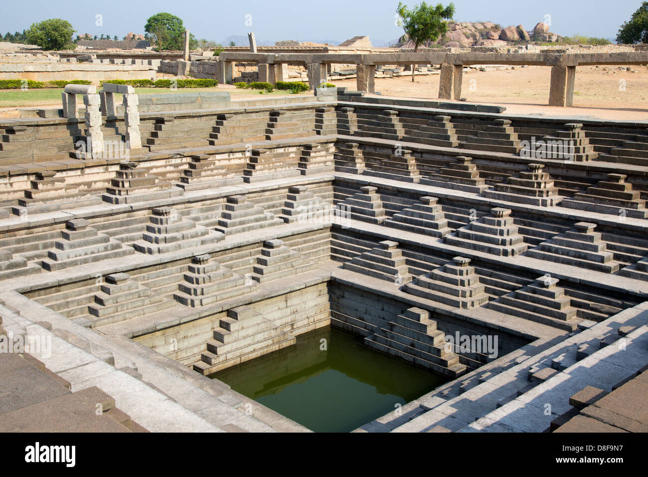 Hampi india water tank hi-res stock photography and images - Alamy