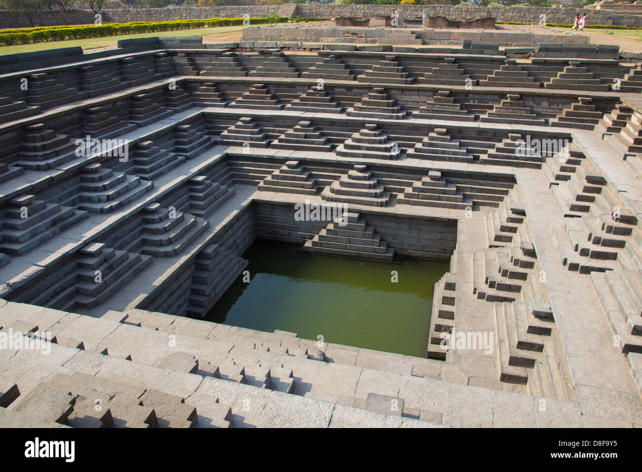 Stepwell or Pushkarni, Hampi, India Stock Photo - Alamy