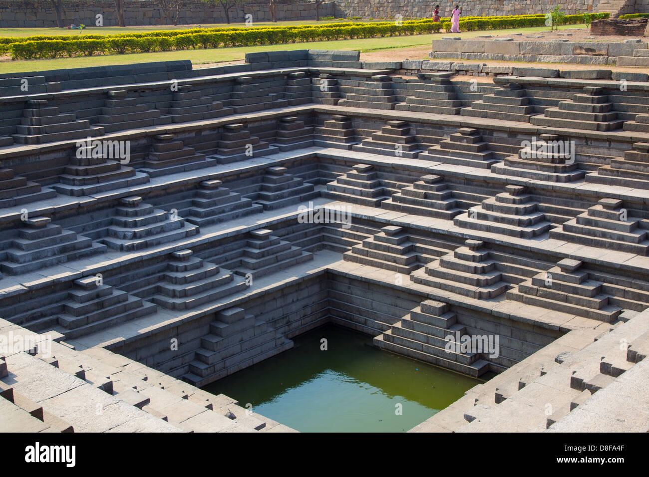 Stepwell or Pushkarni, Hampi, India Stock Photo - Alamy