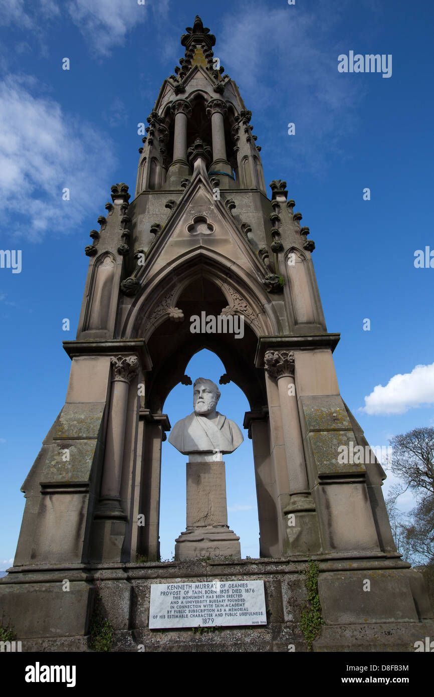 Town of Tain, Scotland. The 1879 Gothic style Kenneth Murray ...