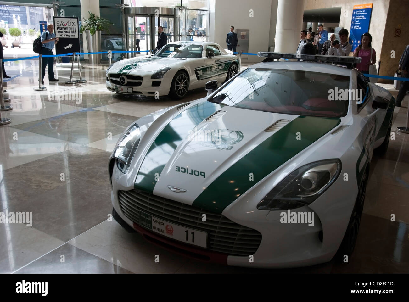 Dubai police patrol cars hi-res stock photography and images - Alamy