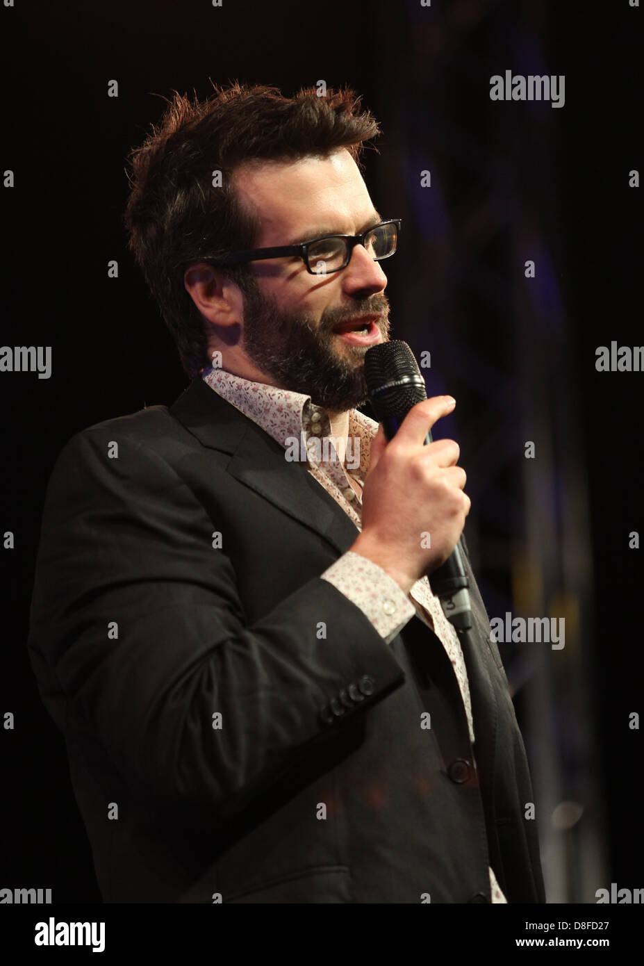 Marcus Brigstocke performs his standup routine The Brig Society at Hay ...