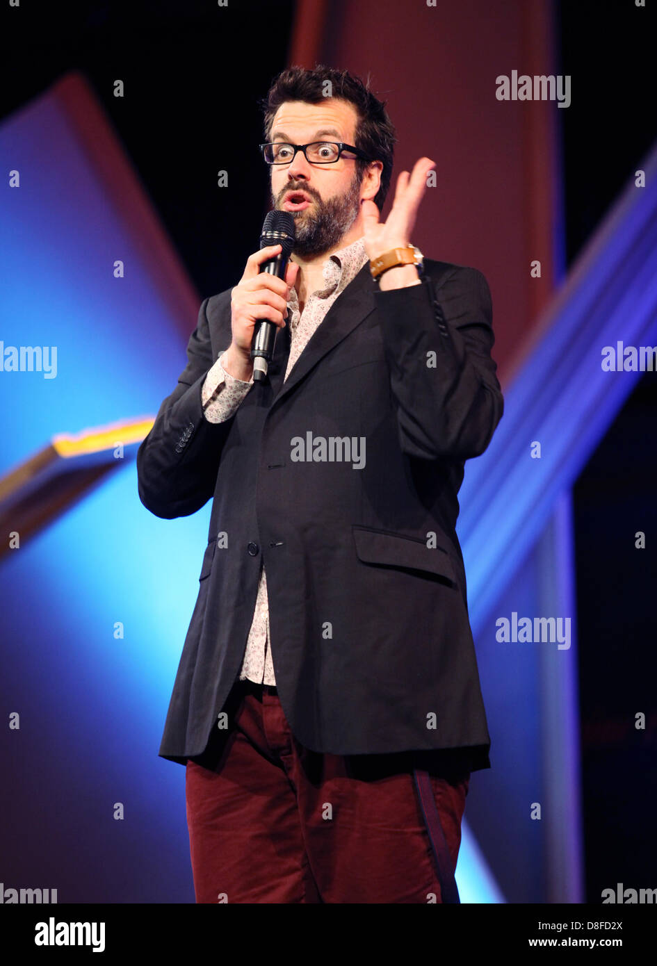 Marcus Brigstocke performs his standup routine The Brig Society at Hay ...