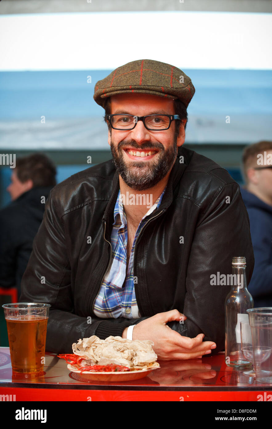 Marcus Brigstocke performs his standup routine The Brig Society at Hay ...