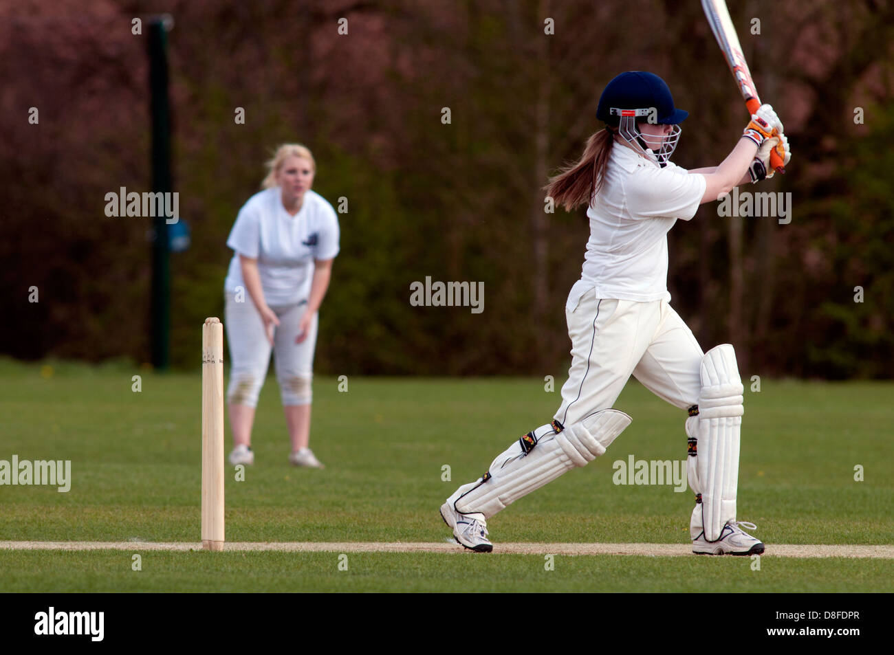 University sport, ladies cricket Stock Photo - Alamy
