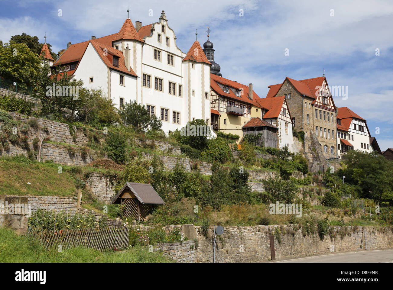 Germany, Baden-Wuerttemberg, Gochscheim, village, houses, peaceful ...
