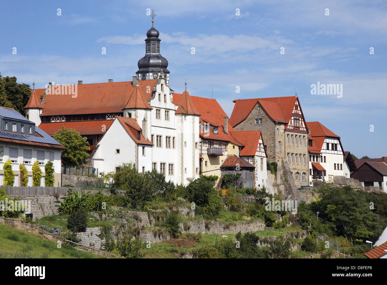 Germany, Baden-Wuerttemberg, Gochscheim, village, houses, peaceful ...