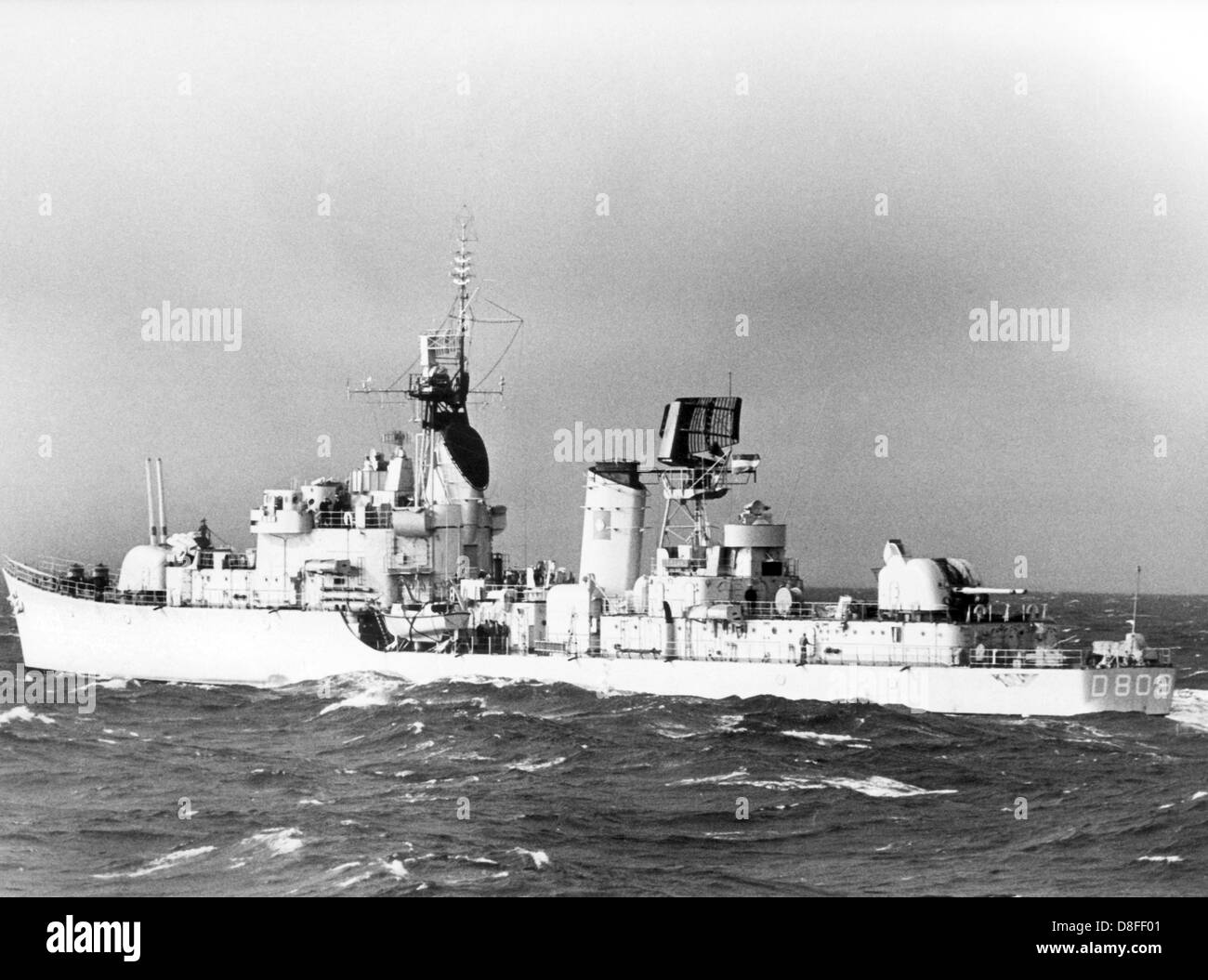 The Dutch destroyer Zeeland D-809 during the NATO exercise Matchmaker ...