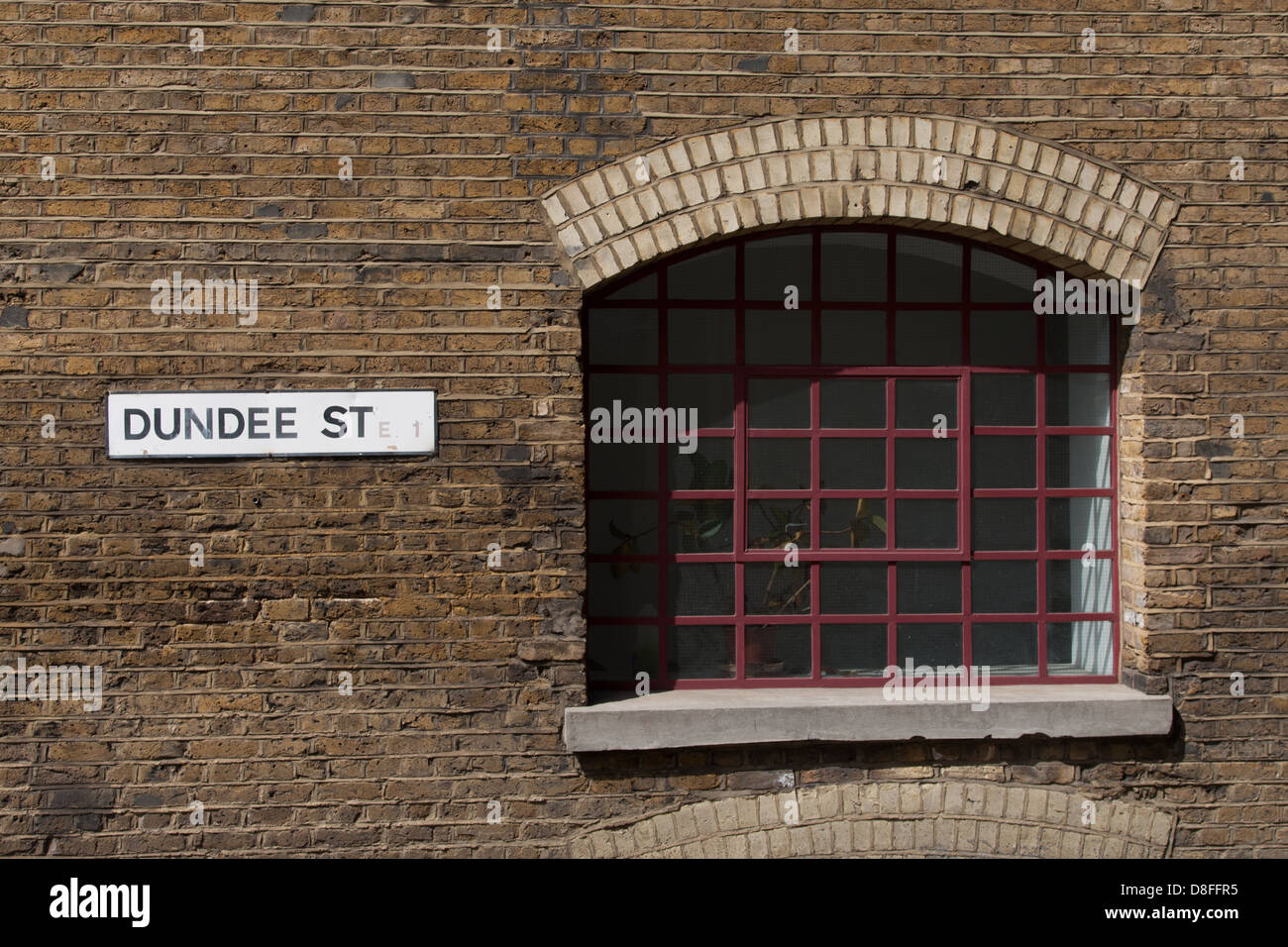 Exterior of Dundee Court, old docks warehouse converted into ...