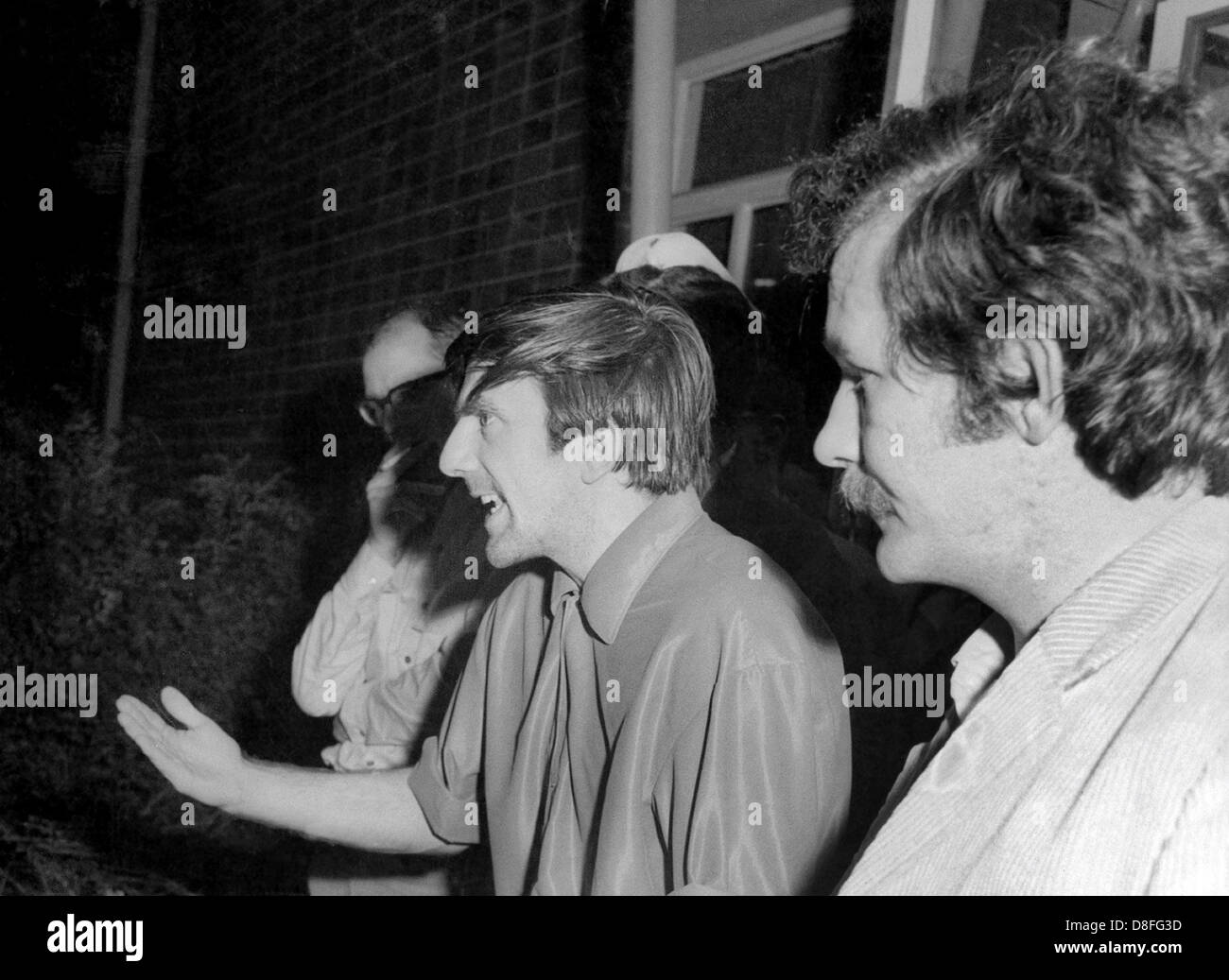 The picture shows student leader Rudi Dutschke (M) during a ...