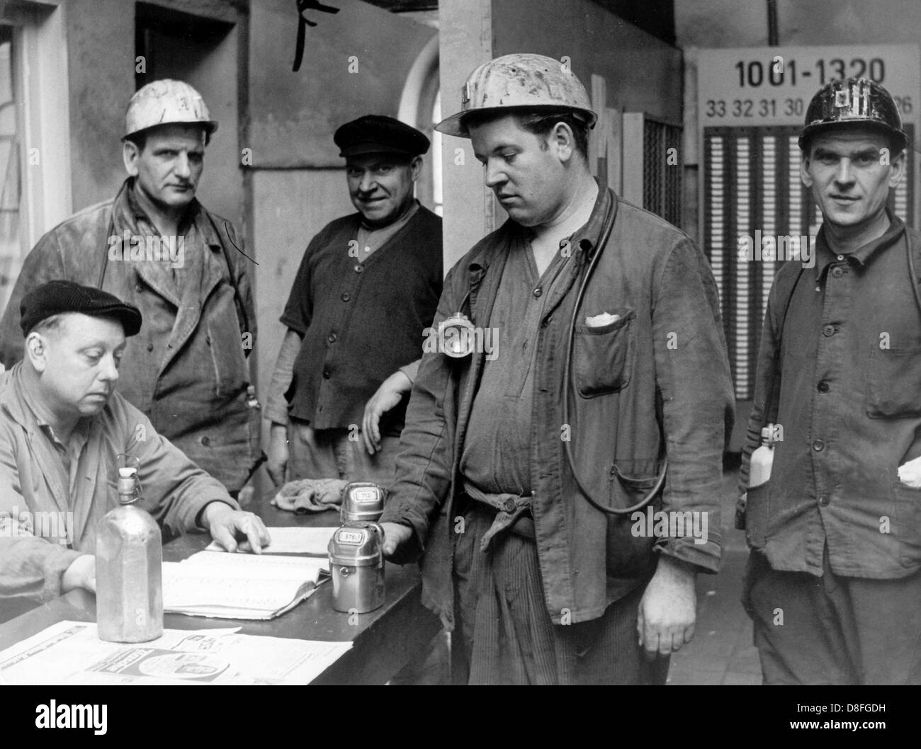 Miners of the "last shift" in the coal mine "Graf Bismarck" give back ...