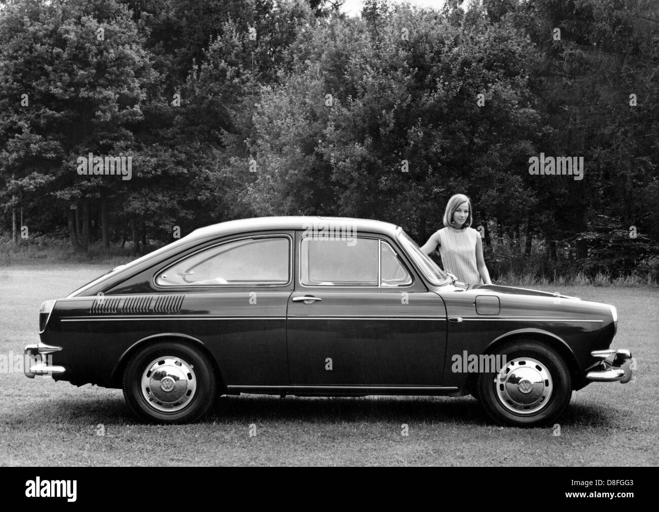 The picture shows a VW 1600 TL, photographed on the 29th of July in ...