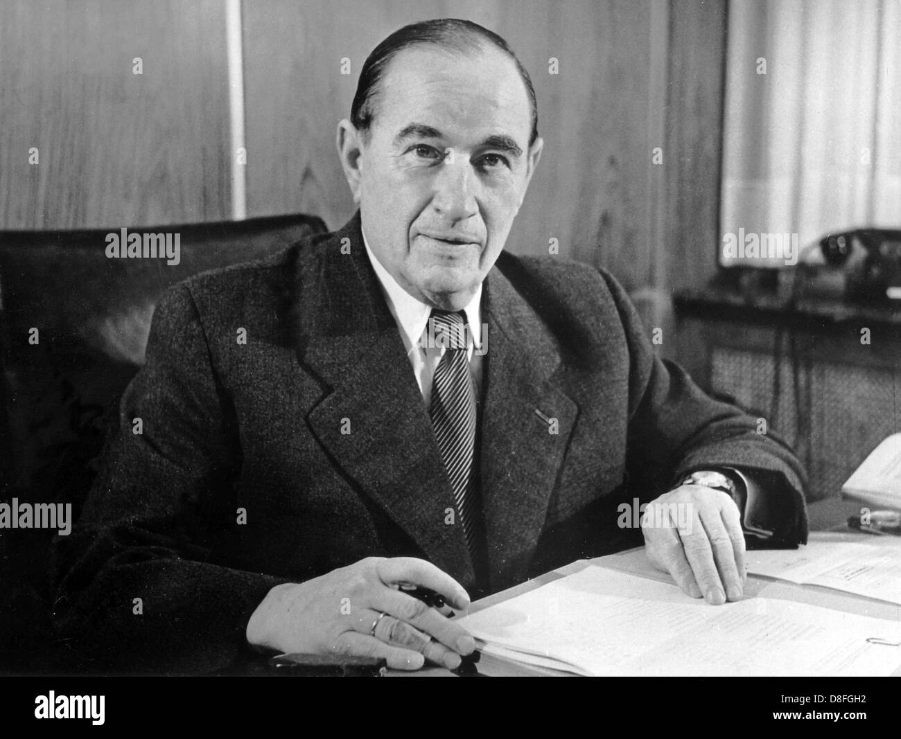 Contemporary picture of German industrial Carl F. W. Borgward at his ...