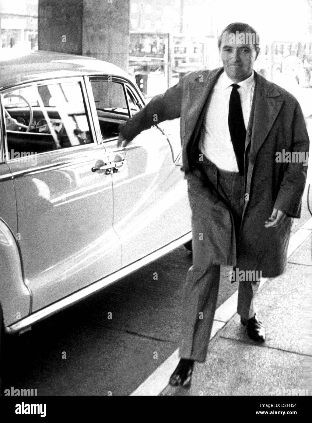 Rudolf Augstein, founder, publisher, and chief editor of the German ...