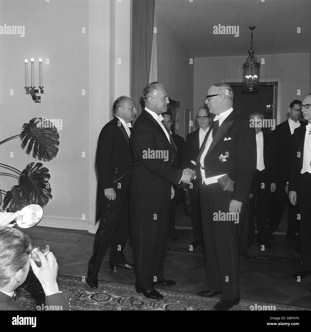 Israeli ambassador Asher Ben Nathan (l) meets president of the ...