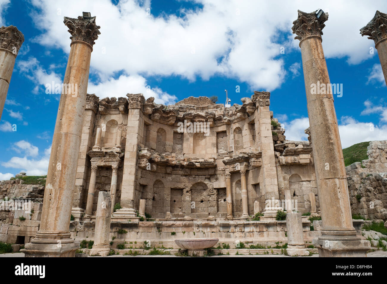 Nymphaeum, Jerash, Jordan Stock Photo - Alamy