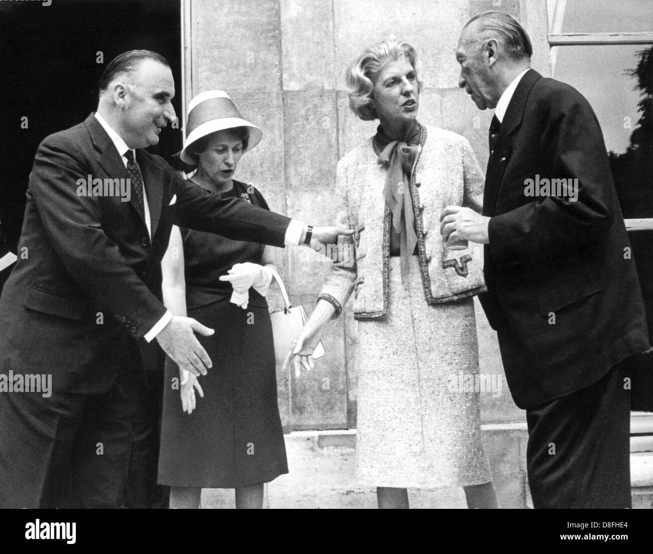 Madame pompidou Black and White Stock Photos & Images - Alamy
