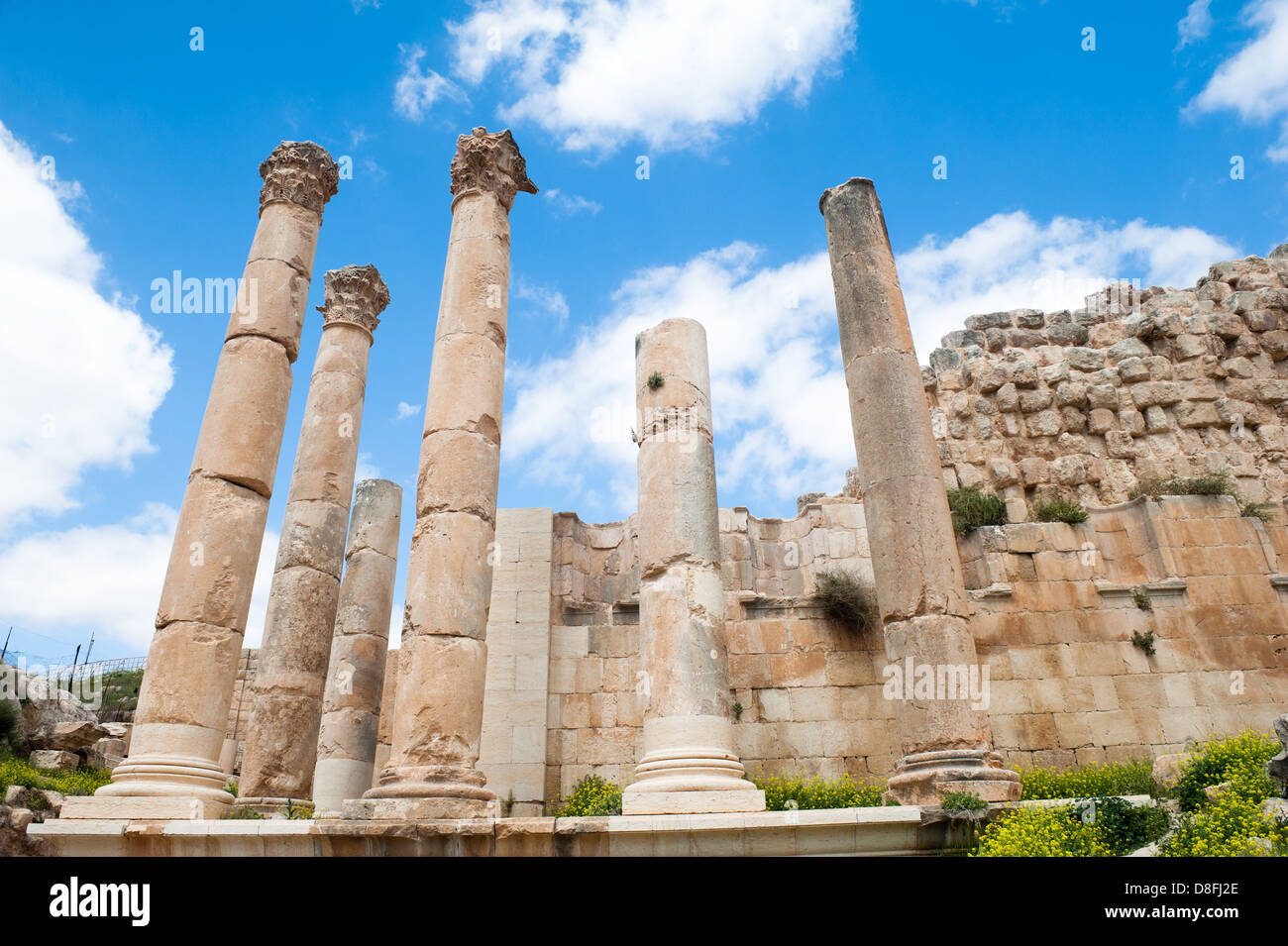 Jerash temple of zeus hi-res stock photography and images - Alamy
