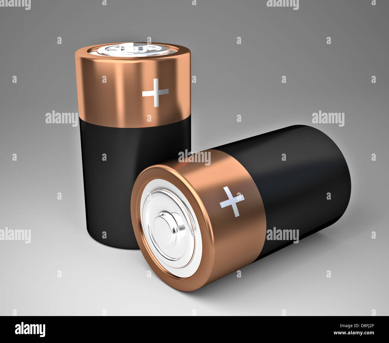 3d image of classic battery Stock Photo - Alamy