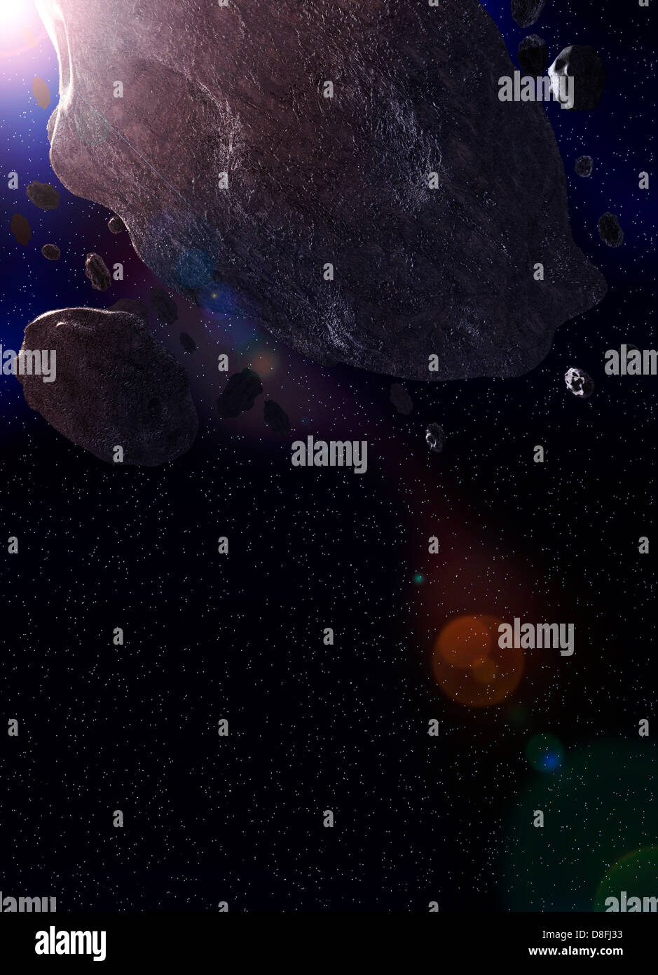 Asteroid belt hi-res stock photography and images - Alamy