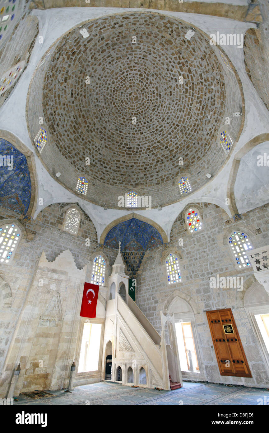 Bosnia and Herzegovina, Pocitelj Old Town, Hajji Alija Mosque, Interior ...