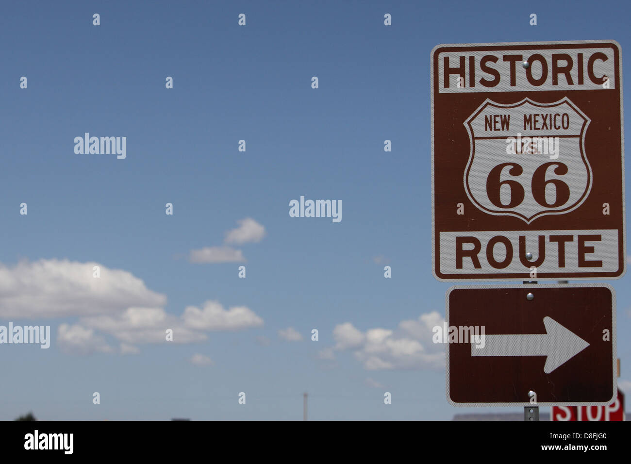Route 66 sign Stock Photo - Alamy