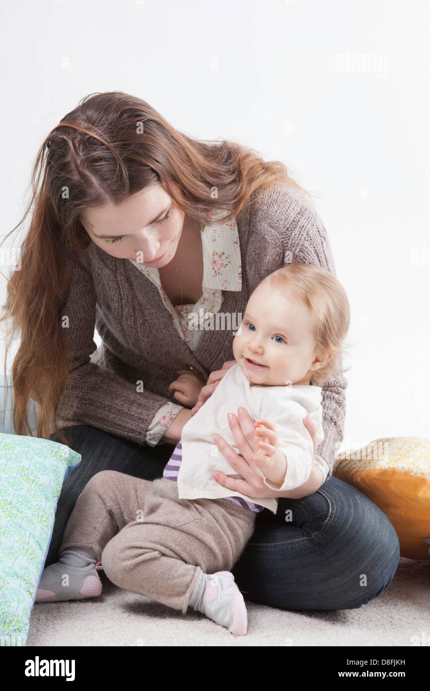 Babysitter sitting hi-res stock photography and images - Alamy
