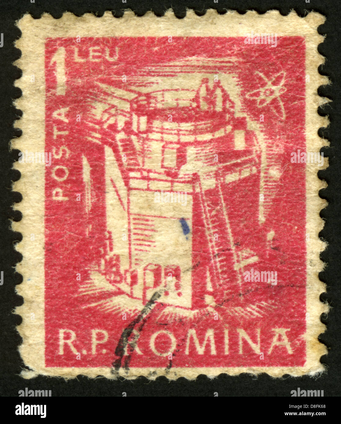 Romania post mark stamp hi-res stock photography and images - Alamy