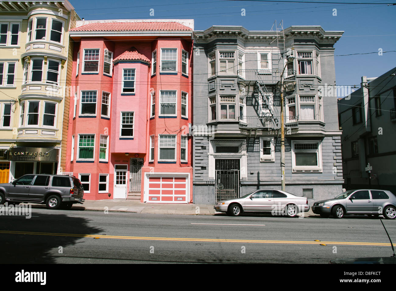 Typical San Francisco building facade Stock Photo - Alamy