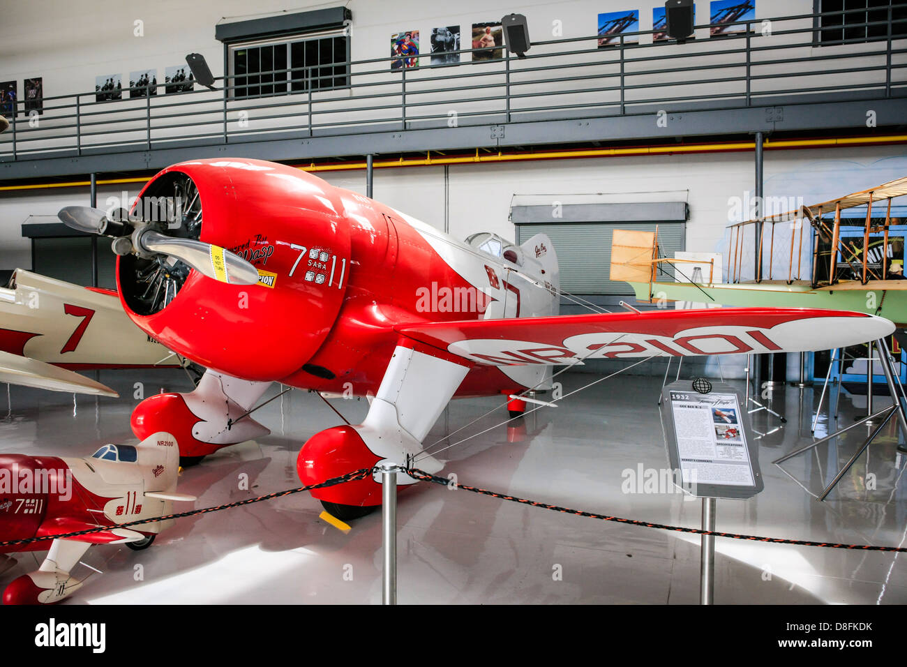 The 1932 Gee Bee R-3 Racing aircraft on display at the Fantasy of ...