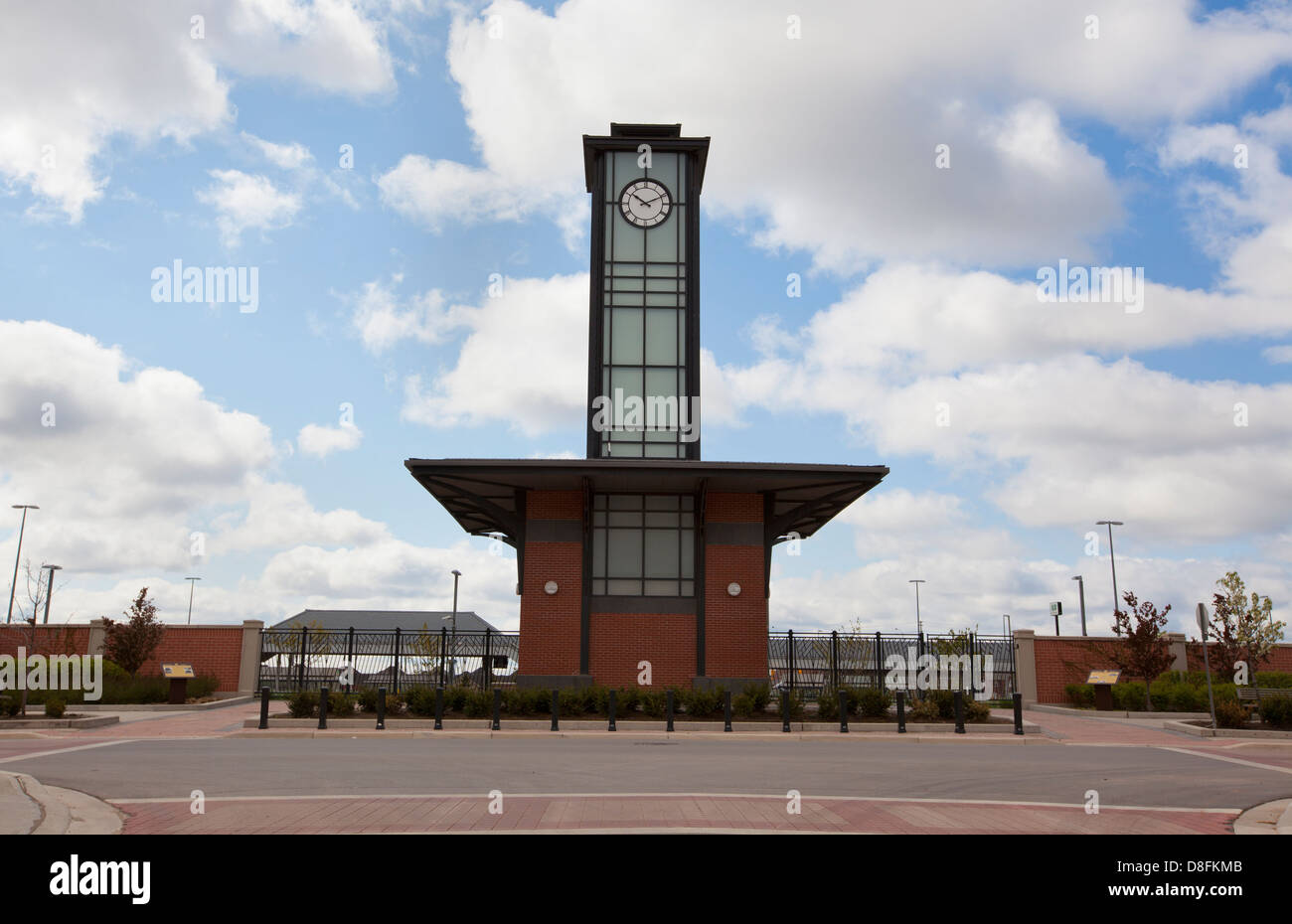 School with clock tower hi-res stock photography and images - Alamy
