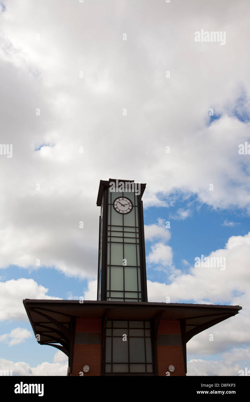 School with clock tower hi-res stock photography and images - Alamy
