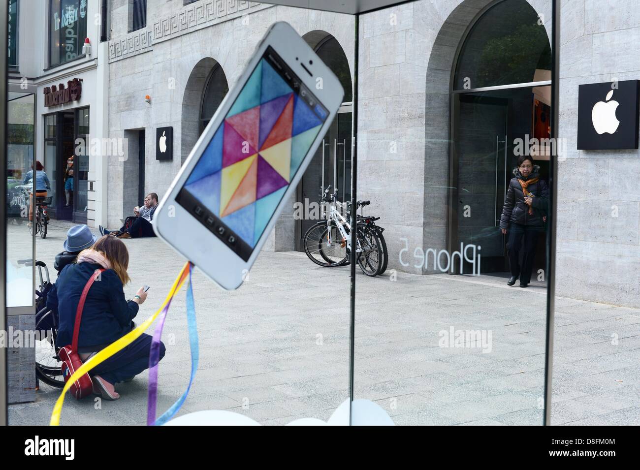 The first Apple Store is pictured in Berlin-Charlottenburg, Germany, 27 ...