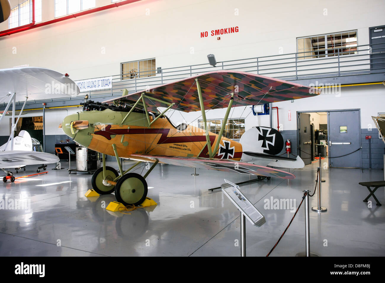 German WWI Albatross biplane aircraft on display at the Fantasy of ...