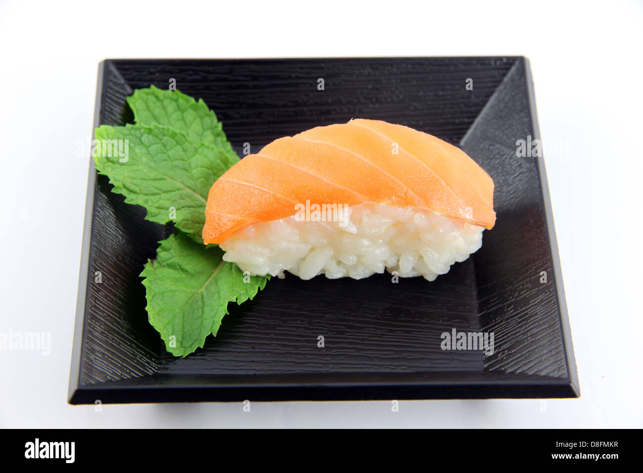 Sushi made from Tuna Fish on the dish,Sushi is a food of Japanese Stock ...