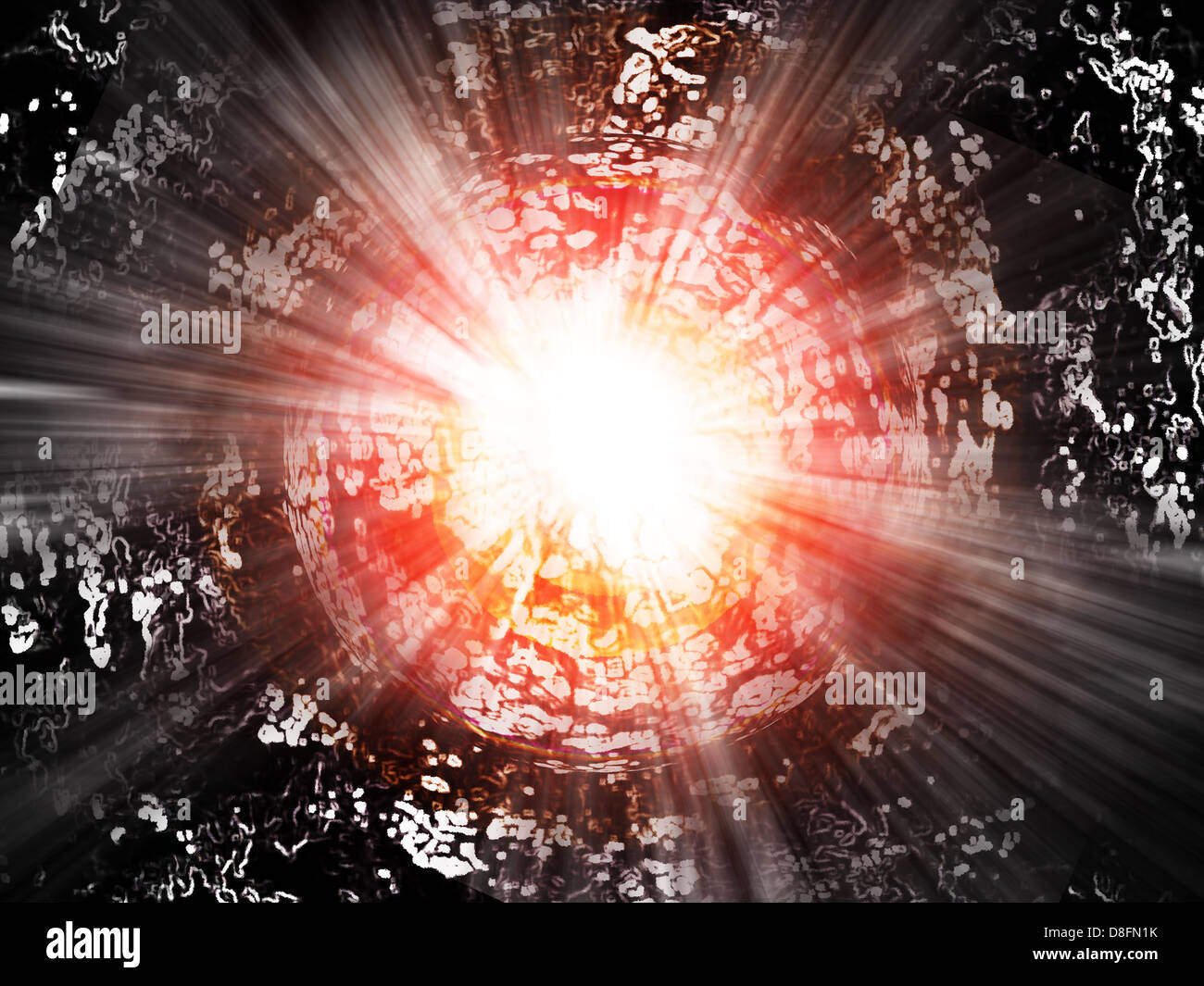 Abstract colour digital explosion hi-res stock photography and images ...